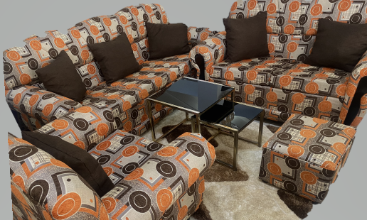 Lily Sofa Set (Orange) – BuyMozlems.com