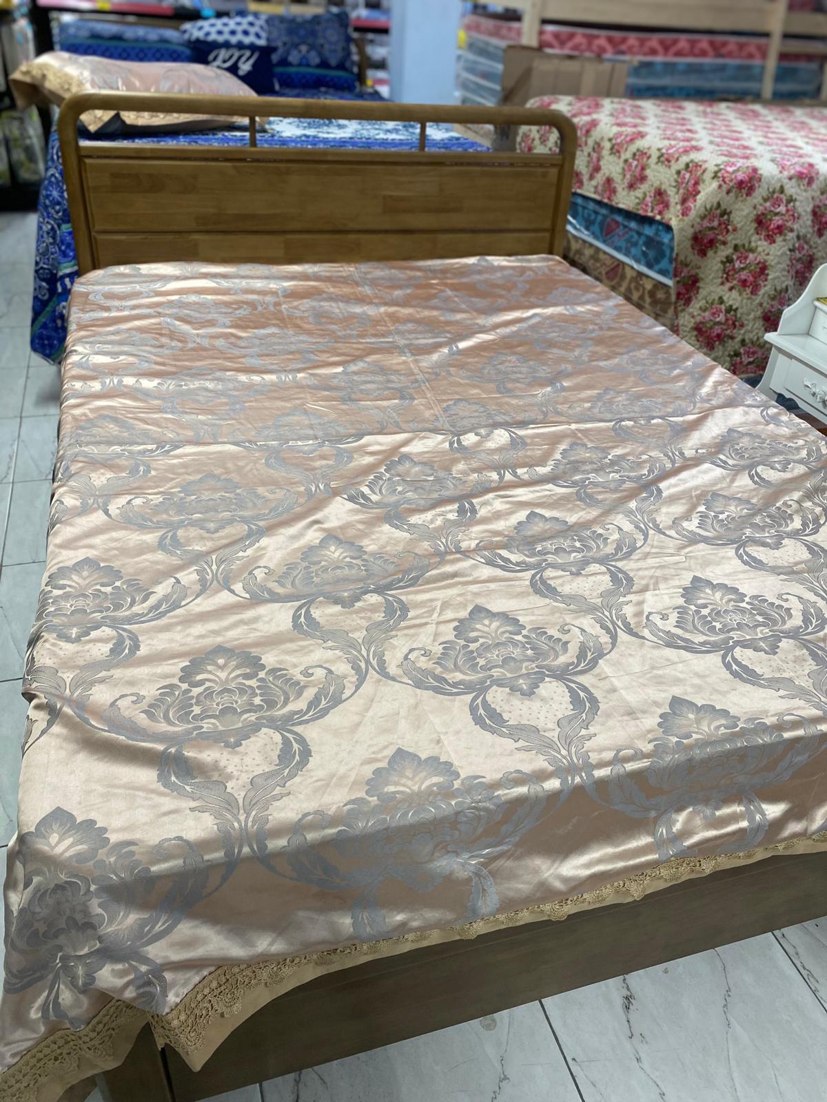 Elegant Wooden Queen Size Bedframe with Timeless Appeal – BuyMozlems.com